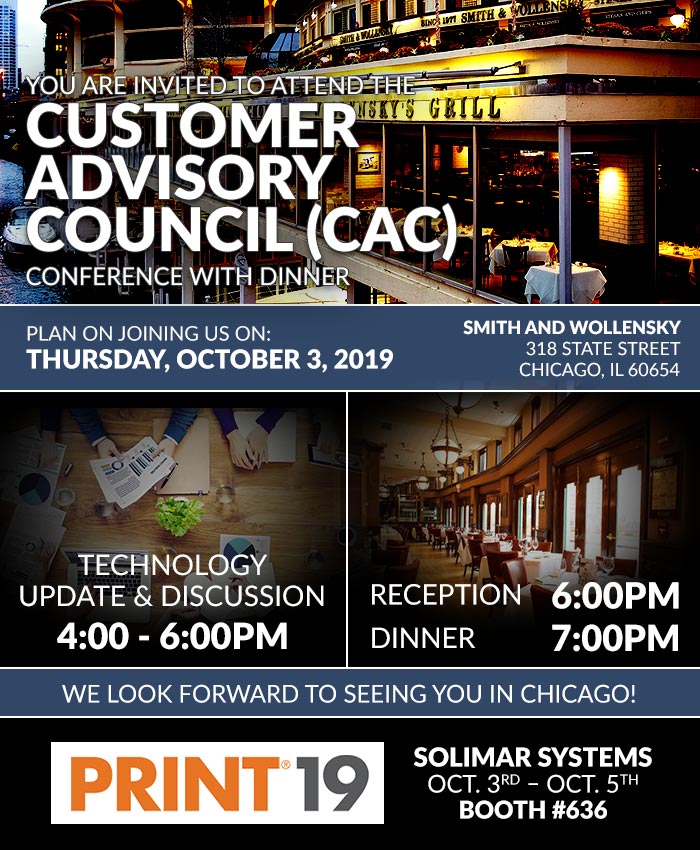 Solimar Customer Advisory Council (CAC) Meeting Invitation
