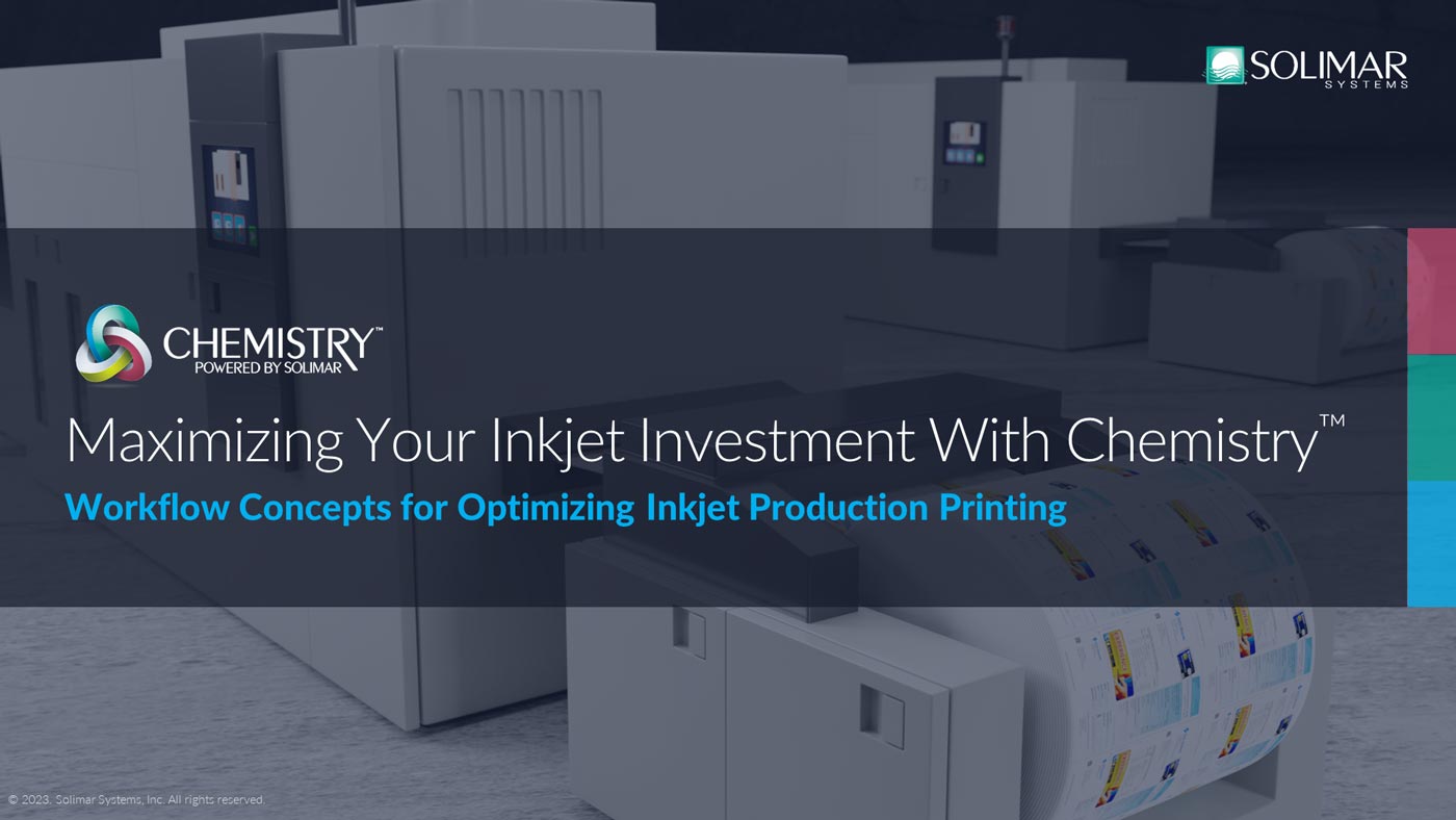 SolimarShorts: Workflow Concepts for Optimizing Inkjet Production Printing