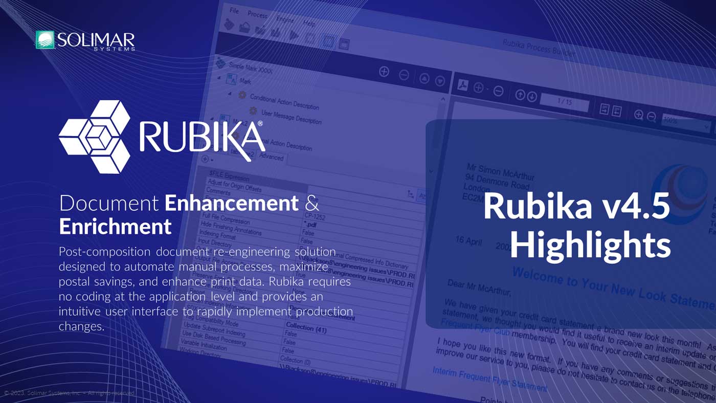 Rubika - Modular Document Post-Composition Re-engineering