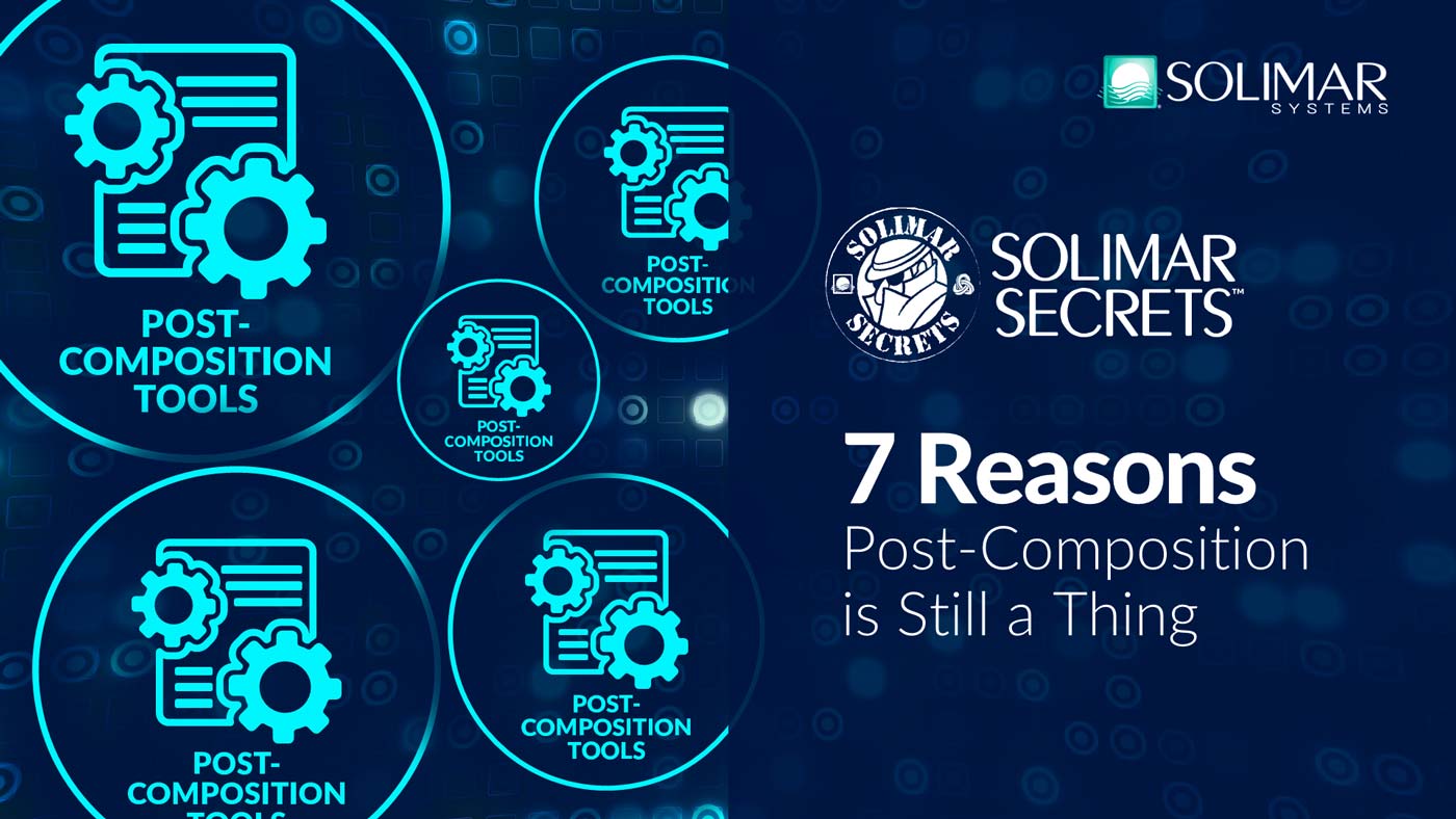 The Case for Post-Composition and Why It’s Integral in Print Factories