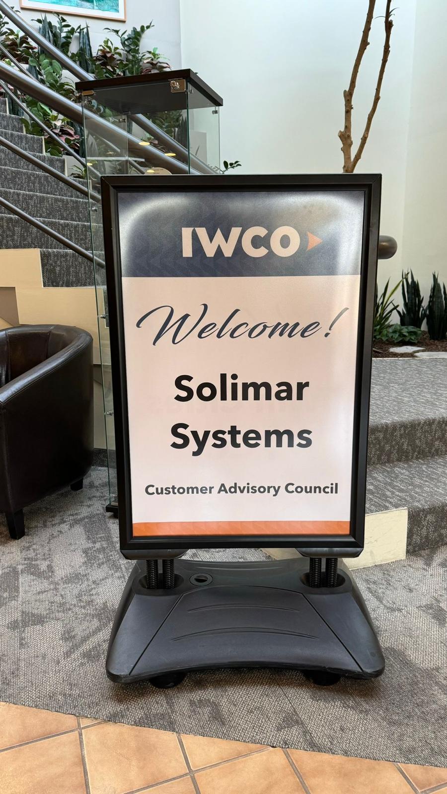 Solimar CAC IWCO - handouts & pictures from customer meeting - Solimar ...